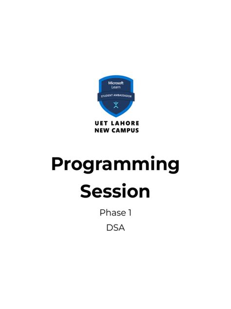 Dsa Day 1 Pdf Computer Programming Computing