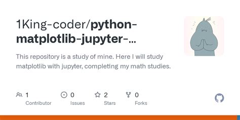 Github 1king Coderpython Matplotlib Jupyter Notebook This
