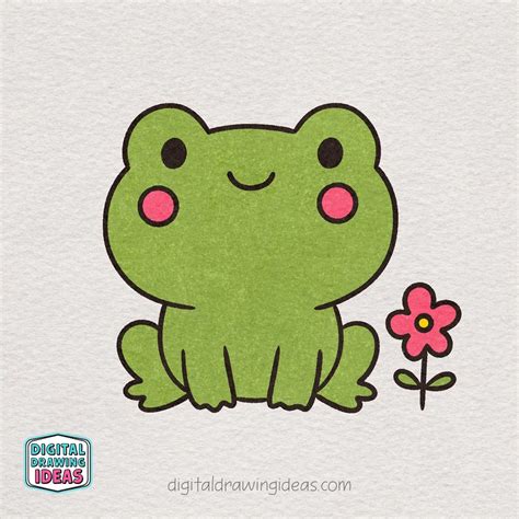 How To Draw A Frog Digital Drawing Ideas