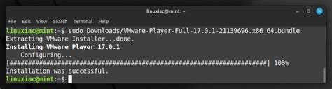 How To Install VMware Player On Linux Mint