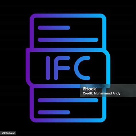 Ifc 파일 형식 그라데이션 아이콘입니다 확장자 문서 파일 형식 기호 아이콘 벡터 일러스트 레이 션 0명에 대한 스톡 벡터 아트 및 기타 이미지 Istock