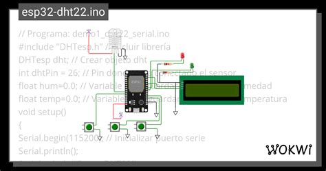 Termometro Y Medidor Humedad Wokwi Arduino And Esp32 Simulator