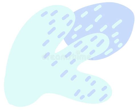 Soft Organic Shape Blob Pastel Form Elements For Decoration