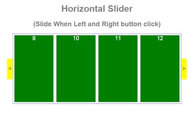 ASP NET CLOUD Horizontal Div Slider Jquery Demo
