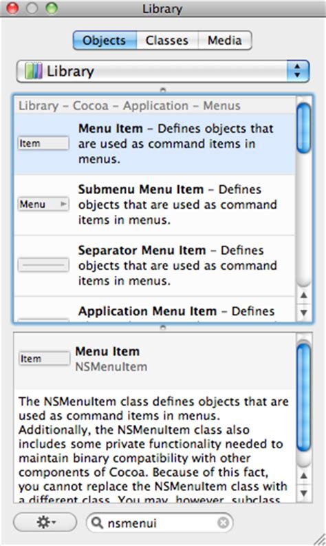 Xcode How Does One Add Additional Items To Nsmenu In Interface