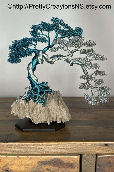 Wire Tree Sculptures By Andy Elliott Silver Wire Tree Art Metal Wire