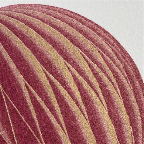 Jewelry Red Postcard With Riso Print