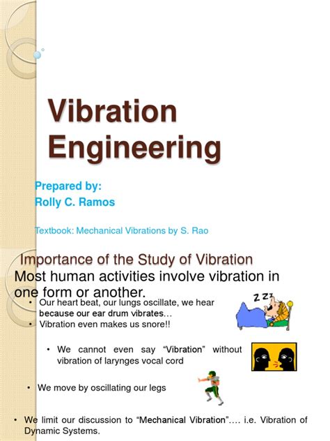 my lecture in vibration engineering download free pdf resonance