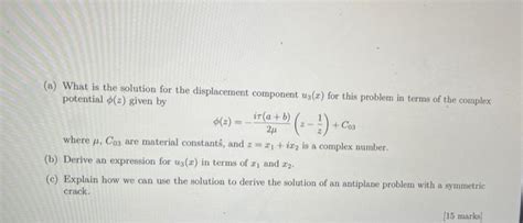 solved 5 exercise 3 given an isotropic linear elastic