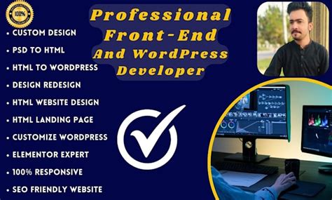 Be Your Front End Developer And Designer Html5 Javascript Css3 Bootstrap By Muzammal14 Fiverr