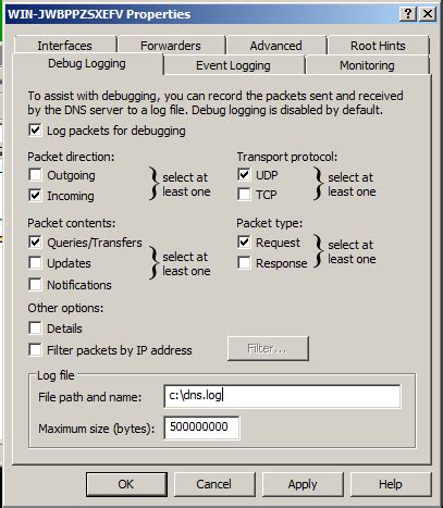Free Download Dns Debug Logging File Path Programs Filecloudinternet