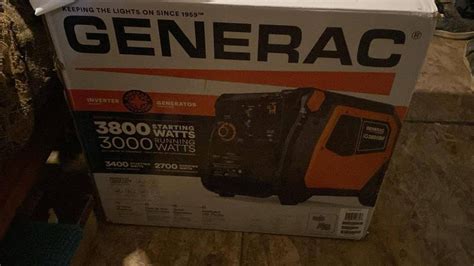 Generac 2500 Watt Gasoline Powered 8251 Gp2500i Portable Inverter