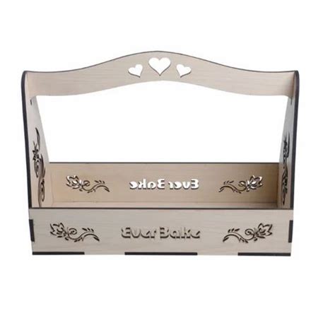 Off Whitebase Mdf Wood Rectangular T Basket Sizedimension