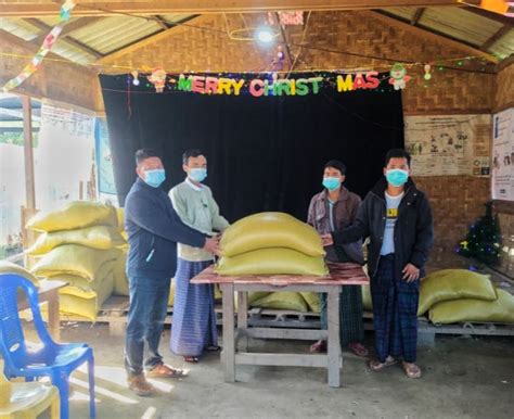 ကာမိုင်းမြို့ရှိ Kbcလိုင်နောင်းနှင့်rcဓမ္မာရုံစစ်ရှောင်စခန်းတို့အား