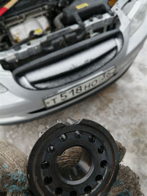 Выдавило сальник коленвала — Hyundai Accent (2G), 1,5 л, 2007 года ...