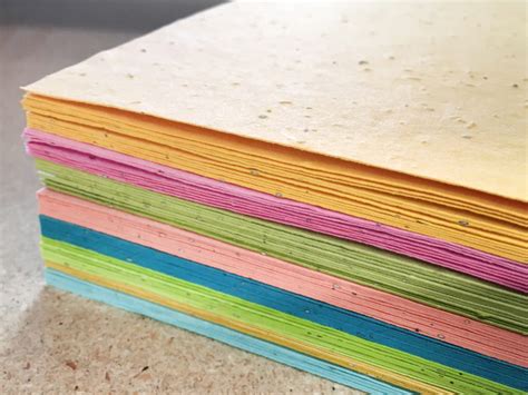 Seed Embedded Paper Gives Cards Invitations A Second Life Stationery Trends Magazine