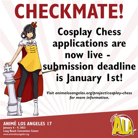 cosplay chess applications are now live animé los angeles