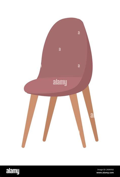 Comfortable Chair Semi Flat Color Vector Object Stock Vector Image And Art Alamy
