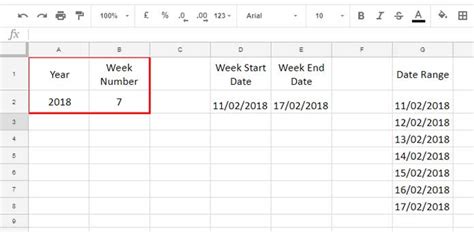 Mysql Convert Week Number To Date Range Of Week Stack Overflow