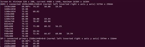 linux命令 xrandr使用 林中yi轩