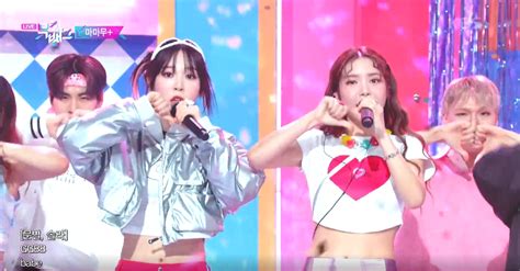 [뮤직뱅크] 마마무 솔라and문별의 성공적인 컴백 무대 ♪지지비비 Ggbb 스타연예 Kbs연예