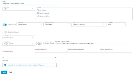 Shopware 6 Export Automation Schedules FireBear