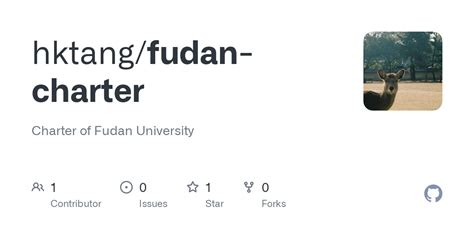 github hktang fudan charter charter of fudan university