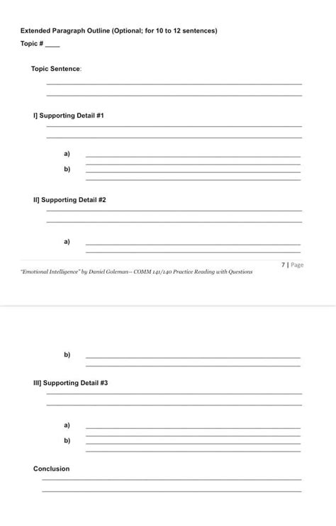 Part 6 Extended Paragraph Writing Produce An