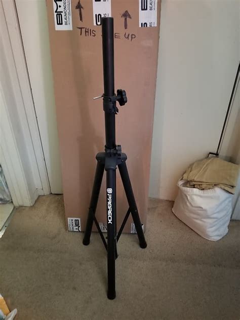 Proreck Tripod Speaker Stands Pair For Pa System Adjustable Reverb