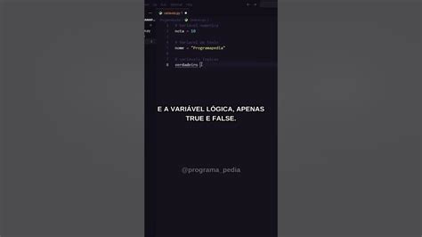 Introdução A Variáveis Pythonprogramming Python Dev Programming
