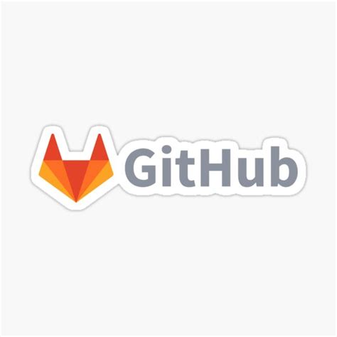 Git Hublab Github And Gitlab Crossover Sticker For Sale By Whynotfail