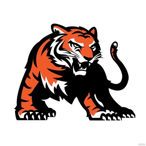 Bengal Tiger Vector In Illustrator Svg  Eps Png Download
