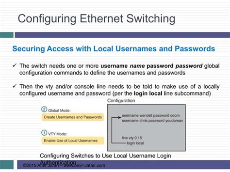 ccna rands 09 configuring ethernet switching pptx