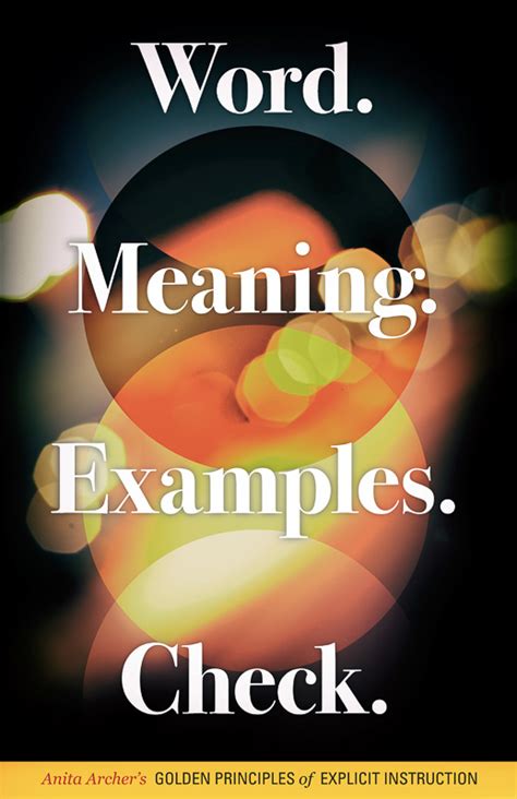 Explicit Instruction Posters Ancora Publishing Ancora Publishing