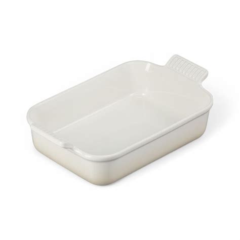 Travessa Retangular Heritage Le Creuset 32cm Meringue