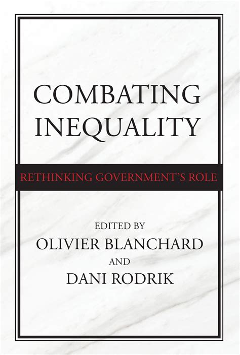 Combating Inequality By Olivier Blanchard Penguin Books New Zealand