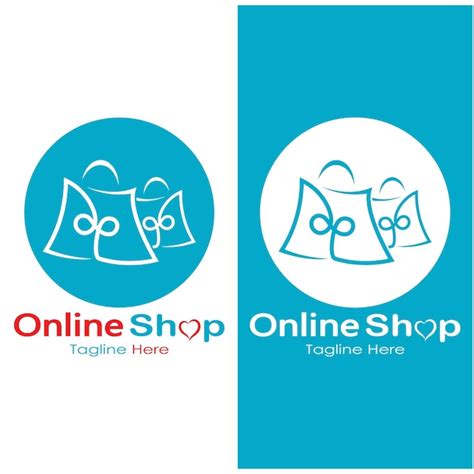 Premium Vector E Commerce Logo And Online Shop Logo Design With
