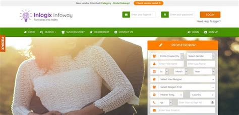 matrimonial website project in php inlogix infoway sc classifieds