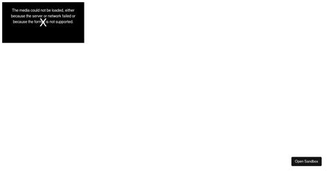 VideoJS Google IMA With ReactJS Codesandbox