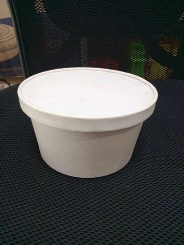 White Plain 125 Ml Paper Container With Paper Lid At ₹ 3 Piece In Gurugram