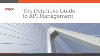 Definitive Guide To API Management PDF