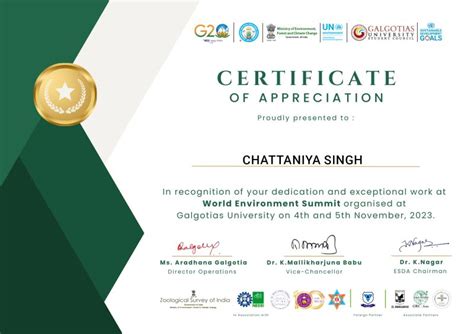 Chattaniya Singh On Linkedin Worldenvironmentsummit