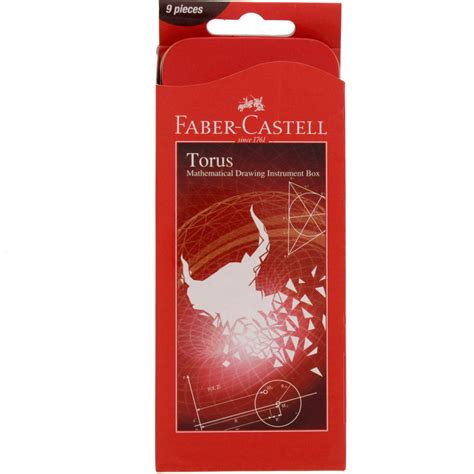 Faber Castell Torus Mathematical Geometry Compass Instrument Box