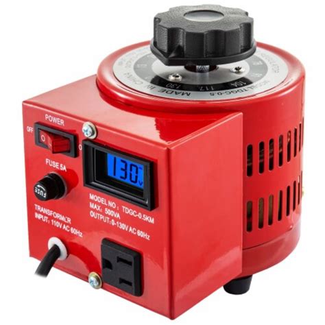 500va Variable Transformer With Digital Display Lcd 110v Power Supply 0 130v 1 Kroger