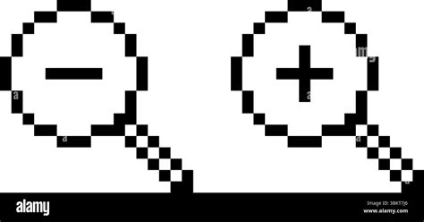 Pixel Click Cursor Icon Set Different Computer Cursors Hand Click