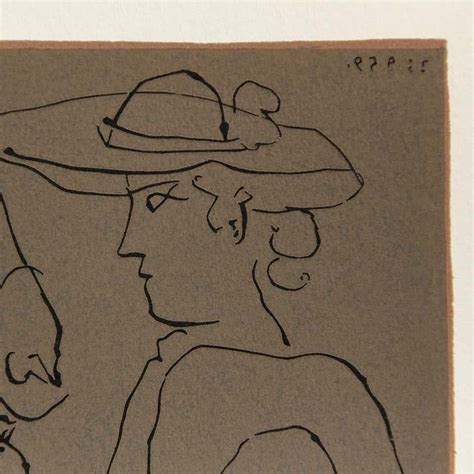 Picasso Drawing Lithography At 1stdibs