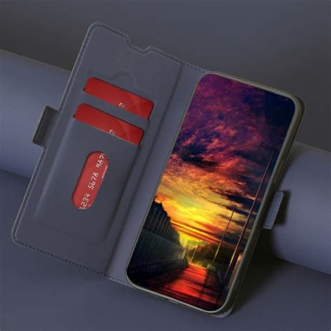 Capa Motorola Edge Fusion Flip Carteira Azul