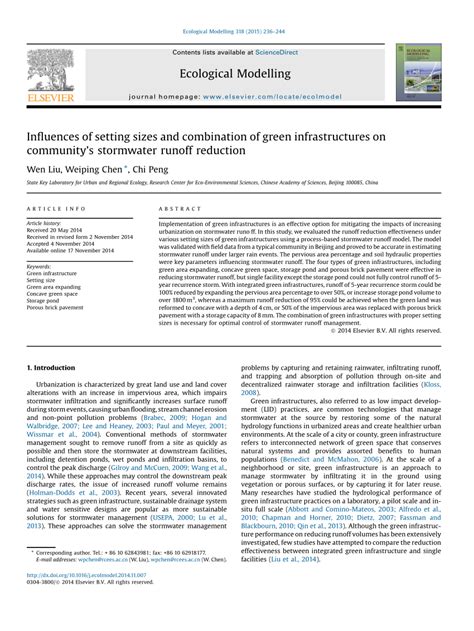 Pdf Influences Of Setting Sizes And Combination Of Green