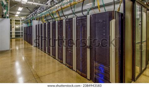 Shot Data Center Multiple Rows Fully Stock Photo Shutterstock