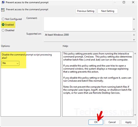 Disable Command Prompt Using Group Policy Gpo